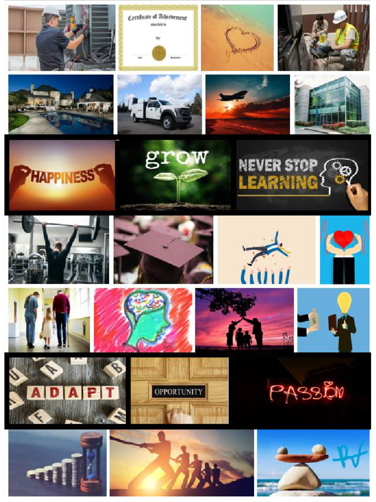 Ryan Van Niekerk - Vision Board Assignment | PDF