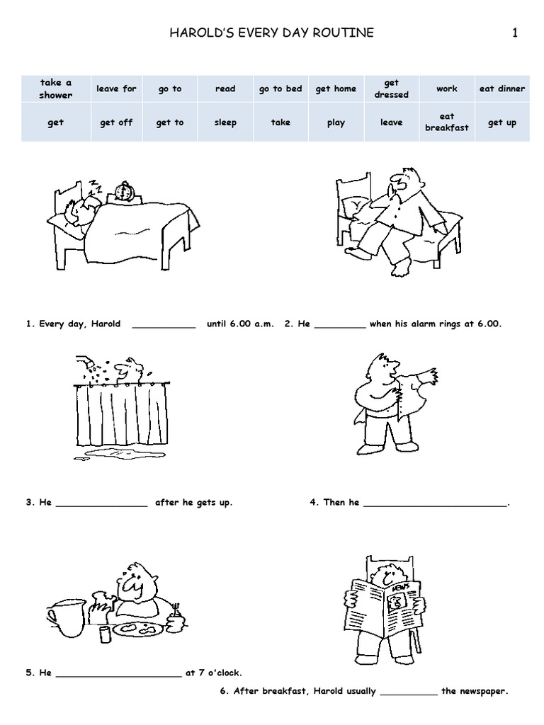 ADULTS 1 Daily Routines 1 | PDF