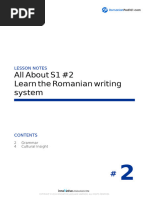 Romanian Alphabet and Pronunciation Guide | PDF | Alphabet | Notation