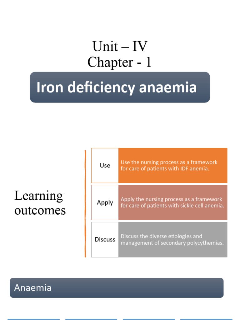Iron and SCD Anemia | PDF | Anemia | Clinical Medicine
