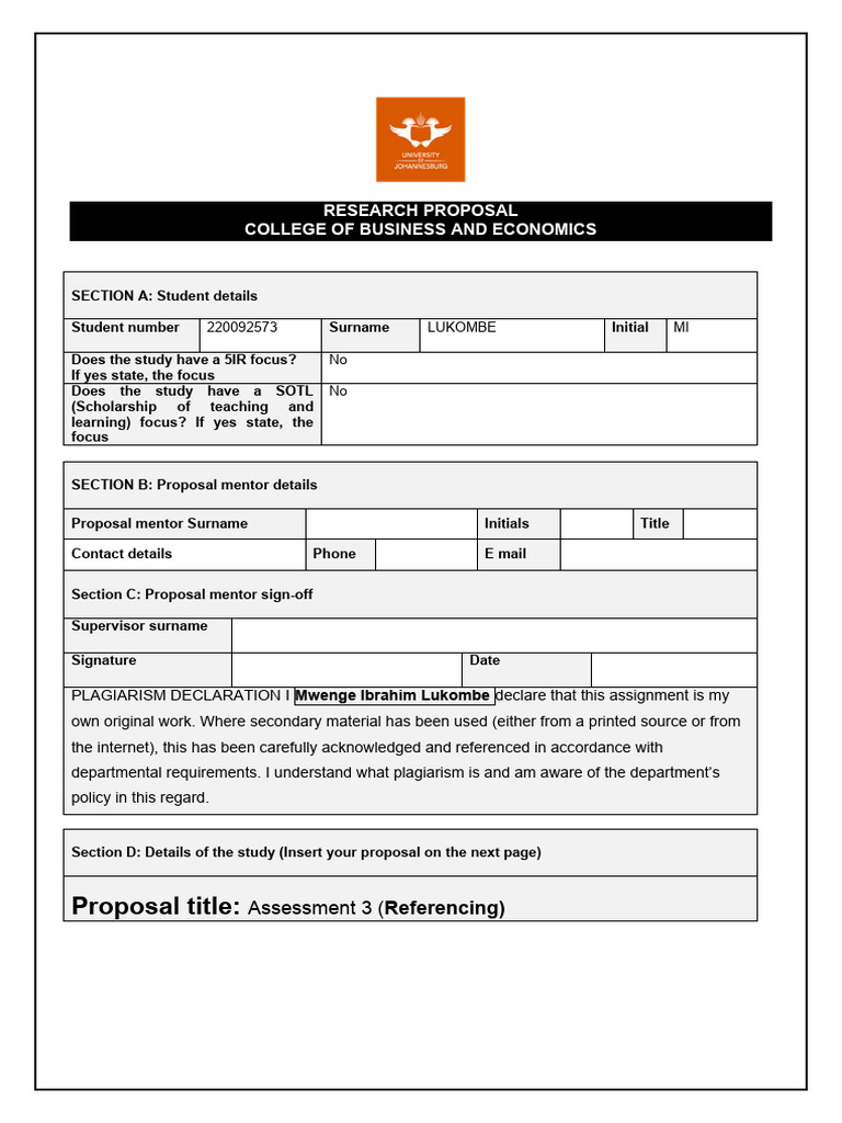 Assignement 3 Referencing | PDF