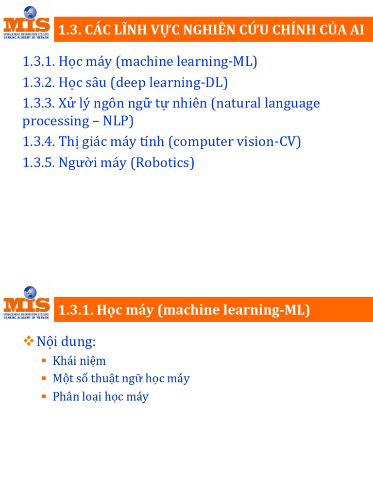 Chuong 1 - Nhung Van de Co Ban Ve Tri Tue Nhan Tao-B2 | PDF