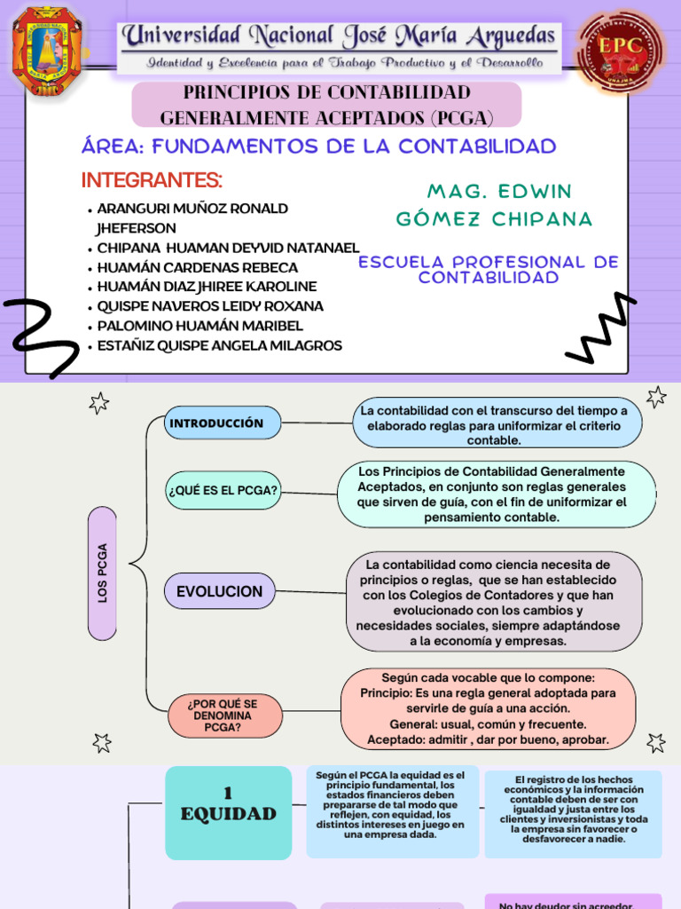 Pcga Fundamentos de Contabilidad | PDF | Contabilidad | Estado financiero