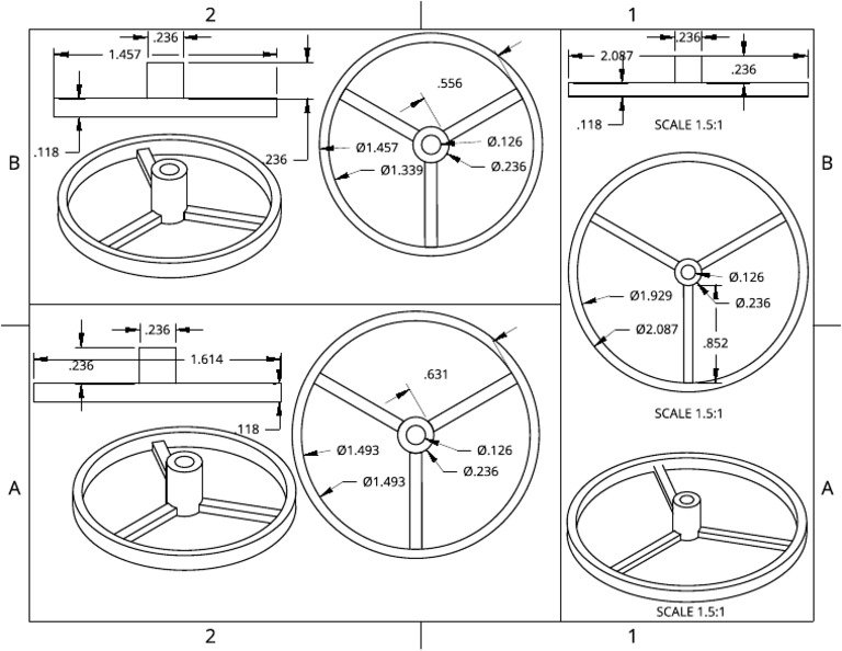 Back Wheel Scale Drawings | PDF