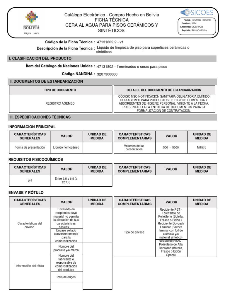 RCom Cat Ficha | PDF