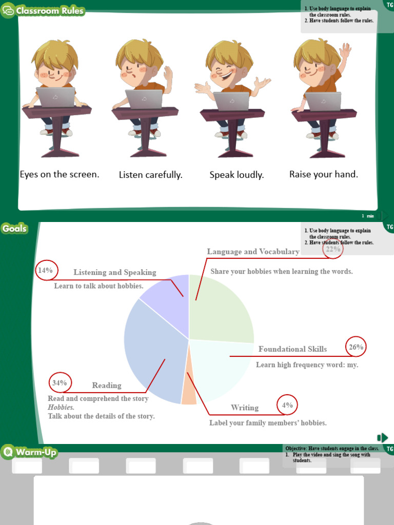 Classroom Activities on Family Hobbies | PDF | Reading Comprehension ...