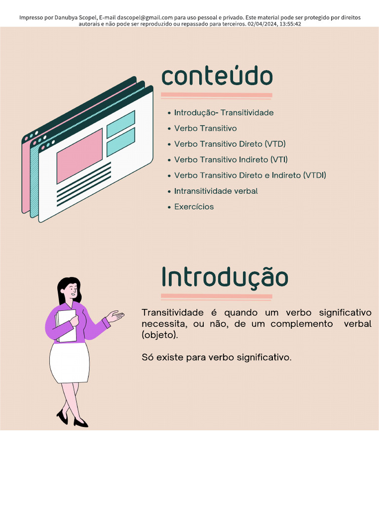 Complemento Verbal | PDF