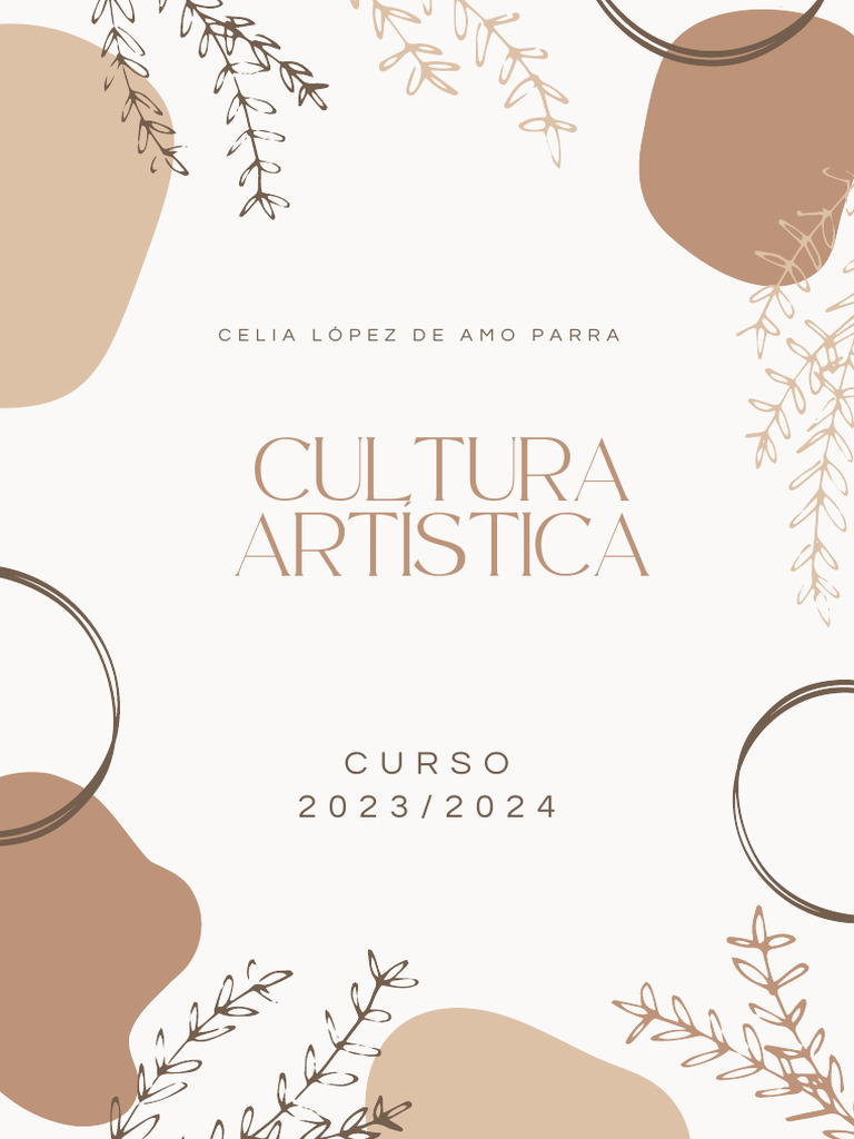Cultura Artistica | PDF | Patrimonio cultural | Bienes (Ley)