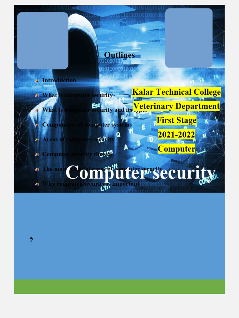 computer security | PDF | Security | Computer Security