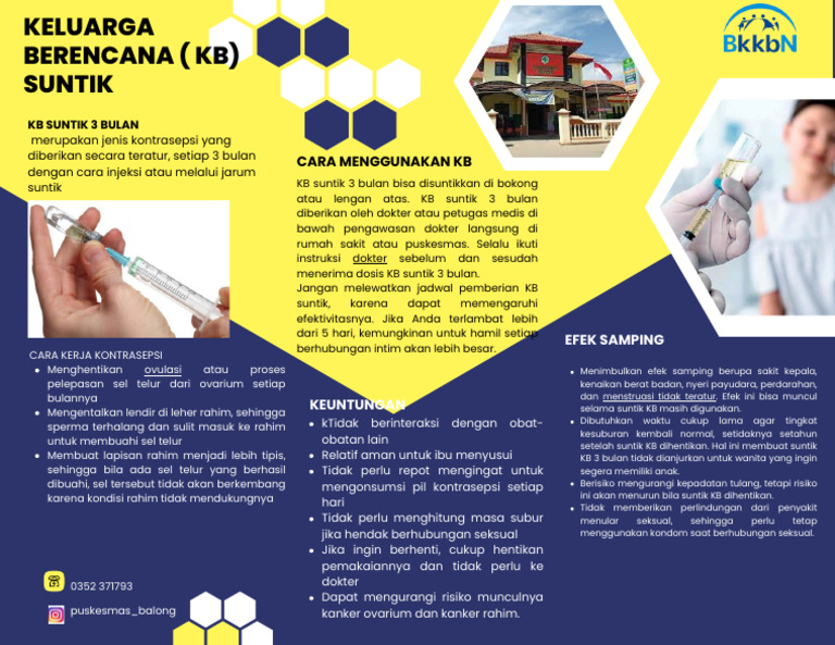 Leaflet KB | PDF | Kesehatan Holistik