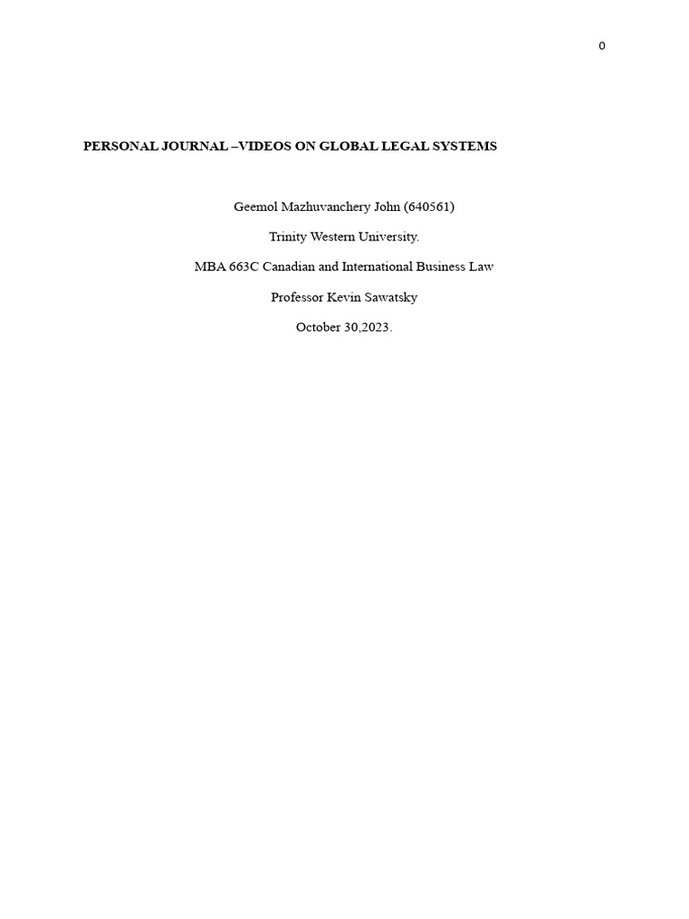 Journal of Global Legal System Review. | PDF | Regulatory Compliance ...