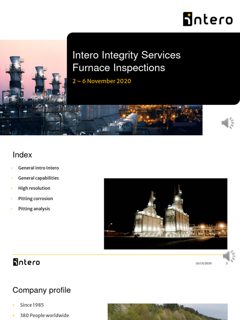 Intero Integrity Services Furnace Inspection | PDF | Pipe (Fluid ...
