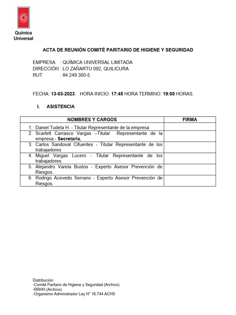 02.- COMITÉ PARITARIO Mayo 2024 | PDF