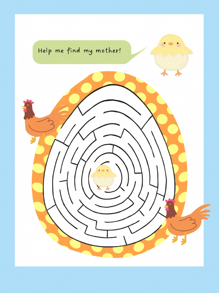 Easter Egg Maze | PDF