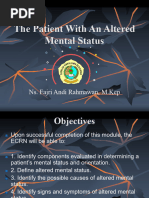 Approach To Altered Sensorium | PDF | Coma | Psychosis