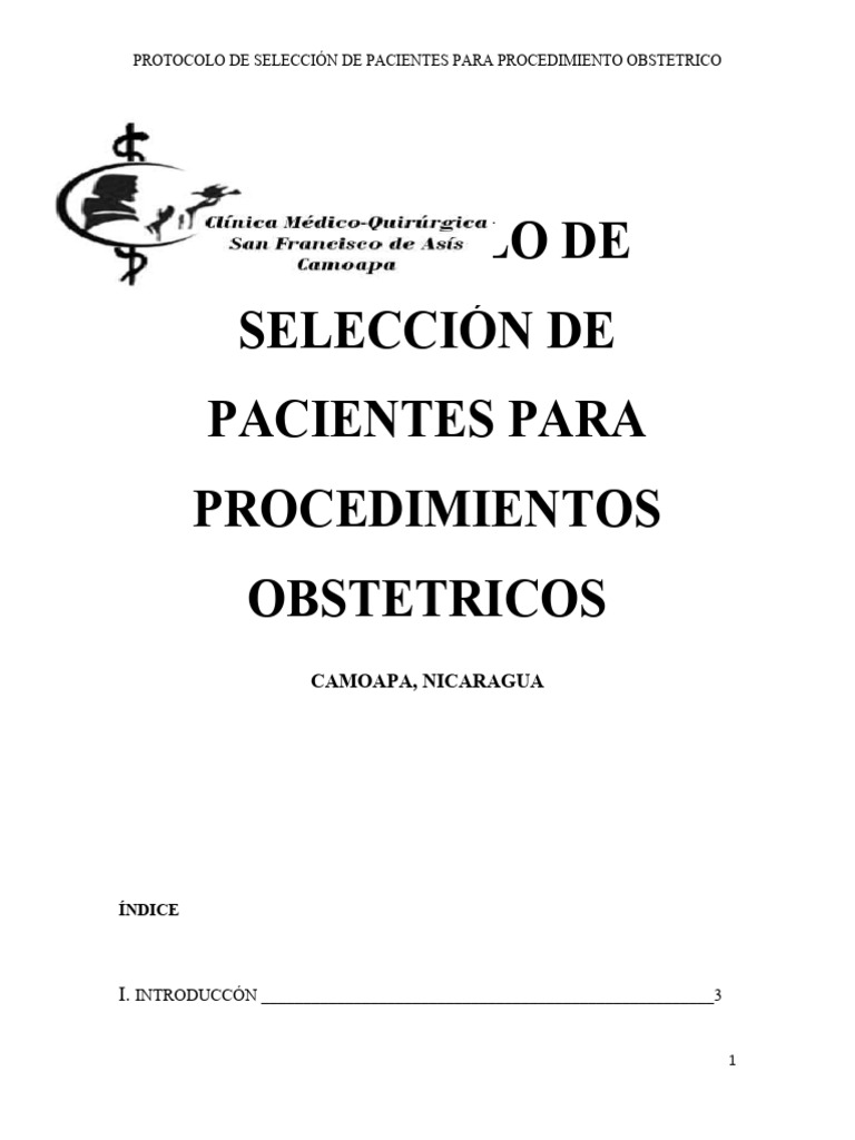 Protocolo Obstetricia | Descargar gratis PDF | Parto | Seccion de cesárea