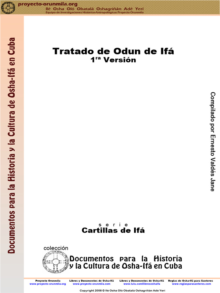 Tratado de Odun de If 1ra Versi N | PDF