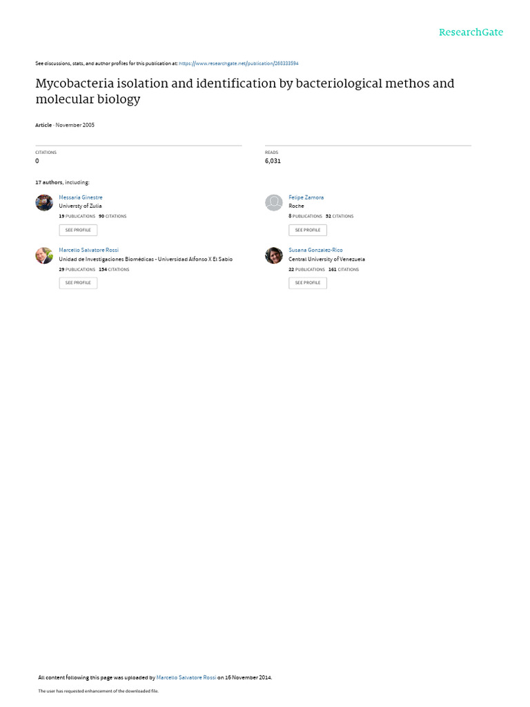 RSVM V25-N2 2005 | PDF | Especialidades Medicas | Microbiología