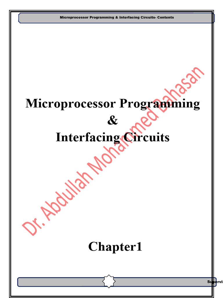 Chapter1 - Basic Concepts of 8086 Microprocessors | PDF | Central Processing Unit | Microprocessor