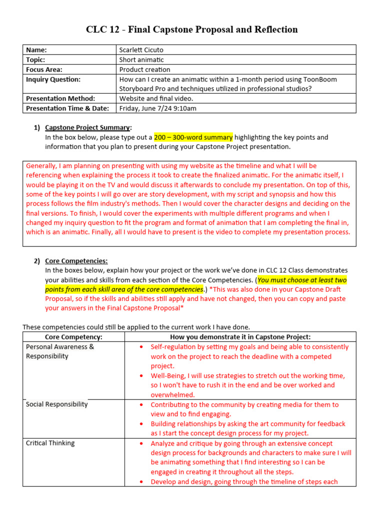 CLC 12-Combined Final Capstone Proposal Ref | PDF | Social Psychology ...