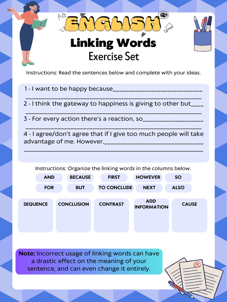 Linking Words | PDF | International Student | Cognition