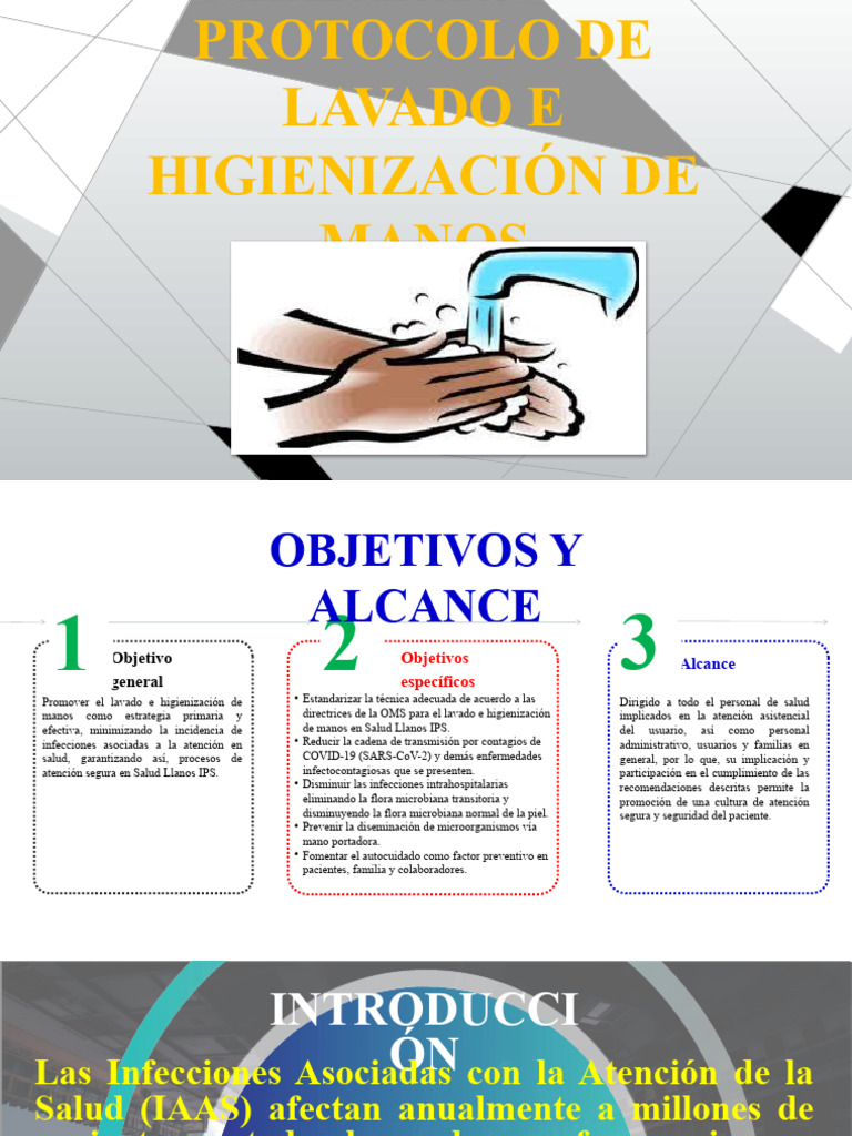 Presentacion Lavado de Manos | Descargar gratis PDF | Lavado de manos | Salud pública