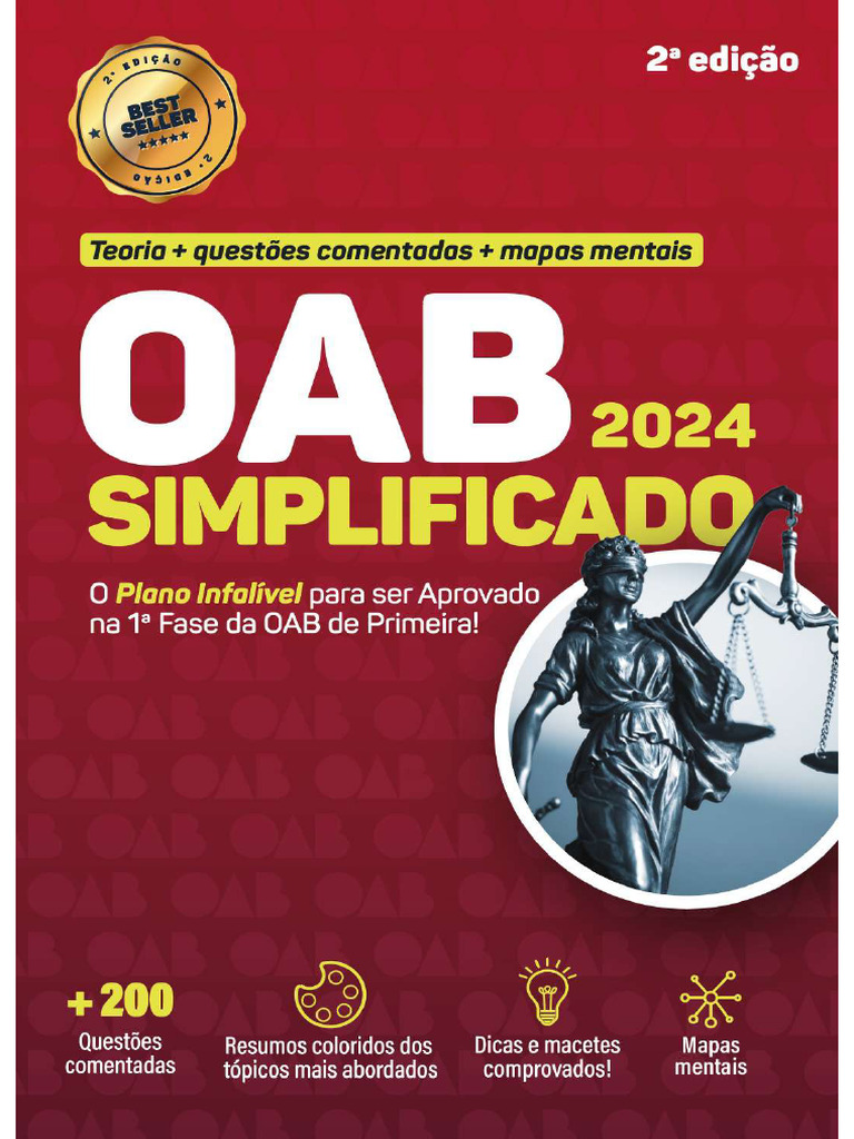 Gabaritos e Questões OAB Simplificado | PDF | Roubo | Sentença (jurídico)