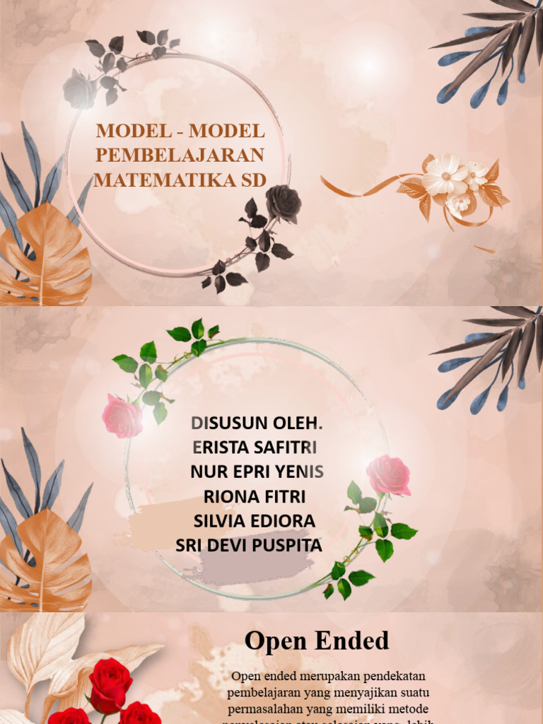 Model2 Pembelajaran MTK SD | PDF