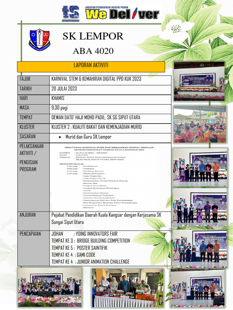 Opr Karnival Stem 1 2023 | PDF