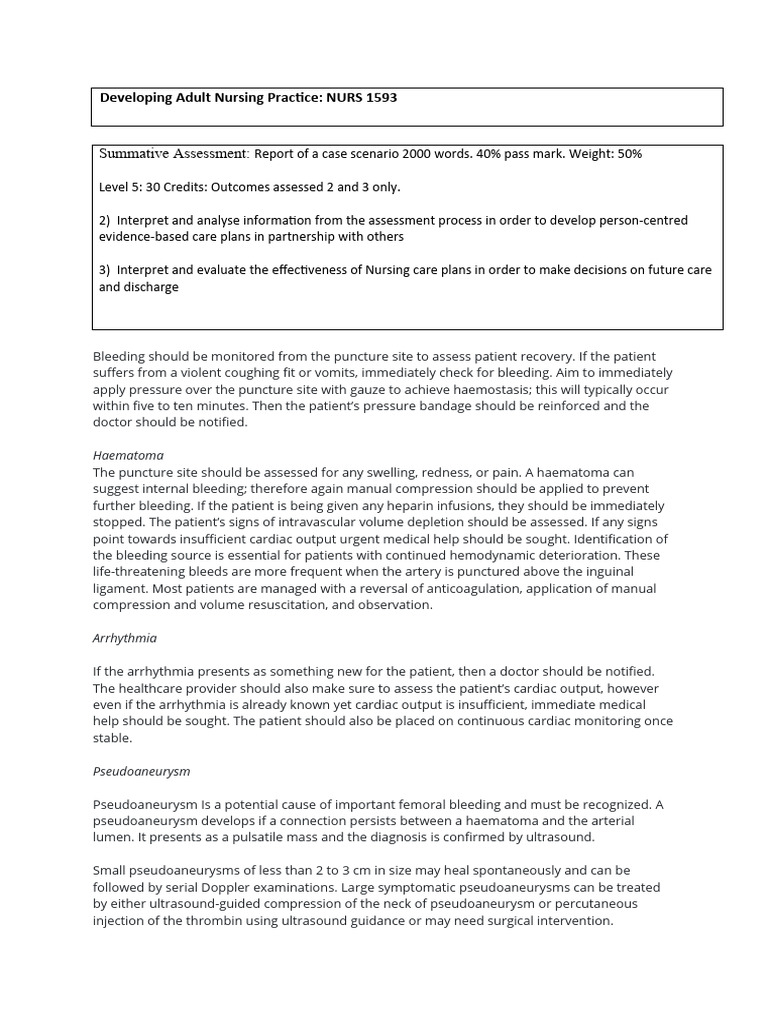 Level 5 Assignment Guide | PDF | Diseases And Disorders | Health Care