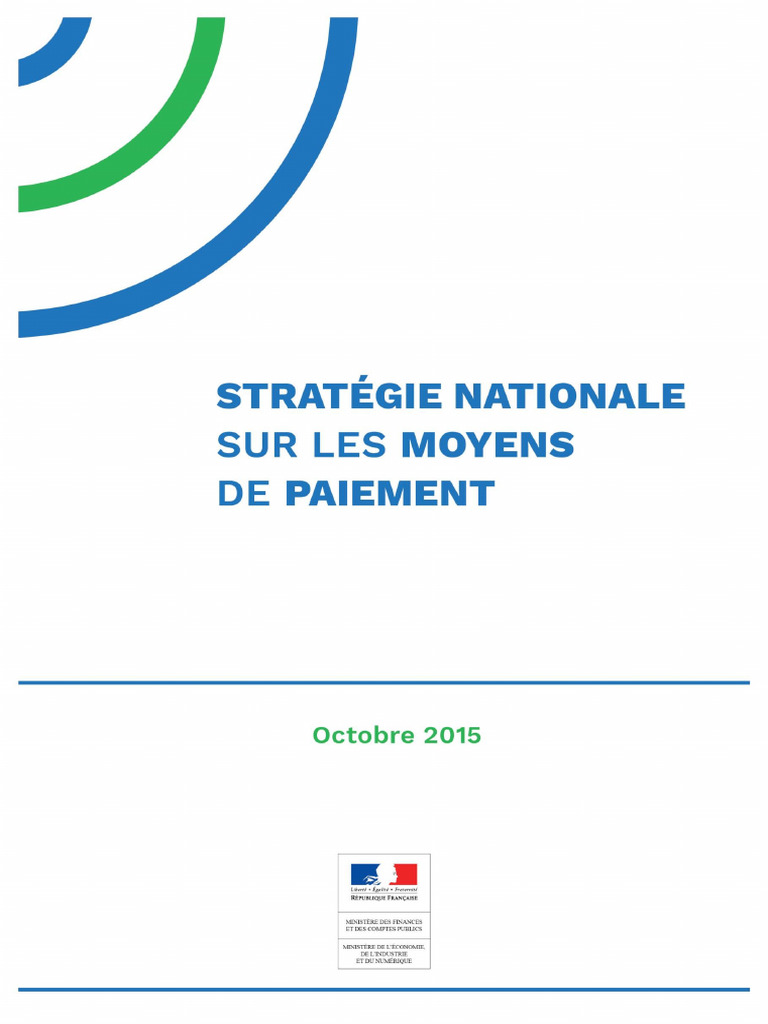 Stratégie nationale des moyens de paiement | PDF | Banques | Monnaie ...