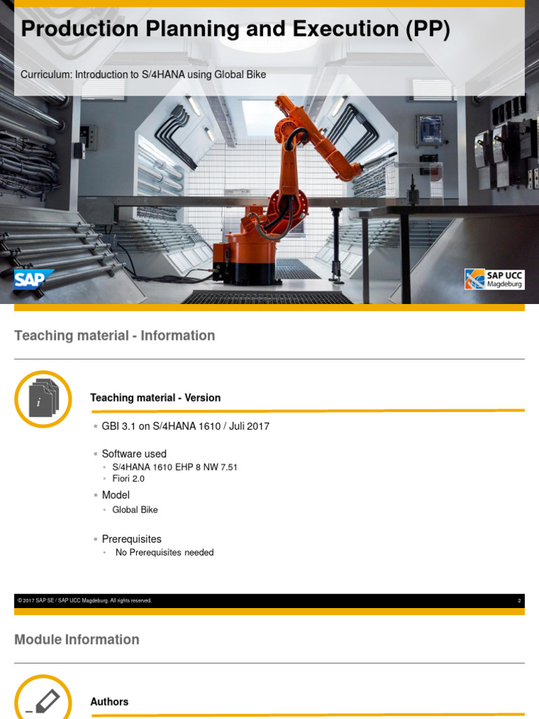 Intro S4HANA Using GBI Slides PP en v3.1 | PDF | Cost | Business Economics
