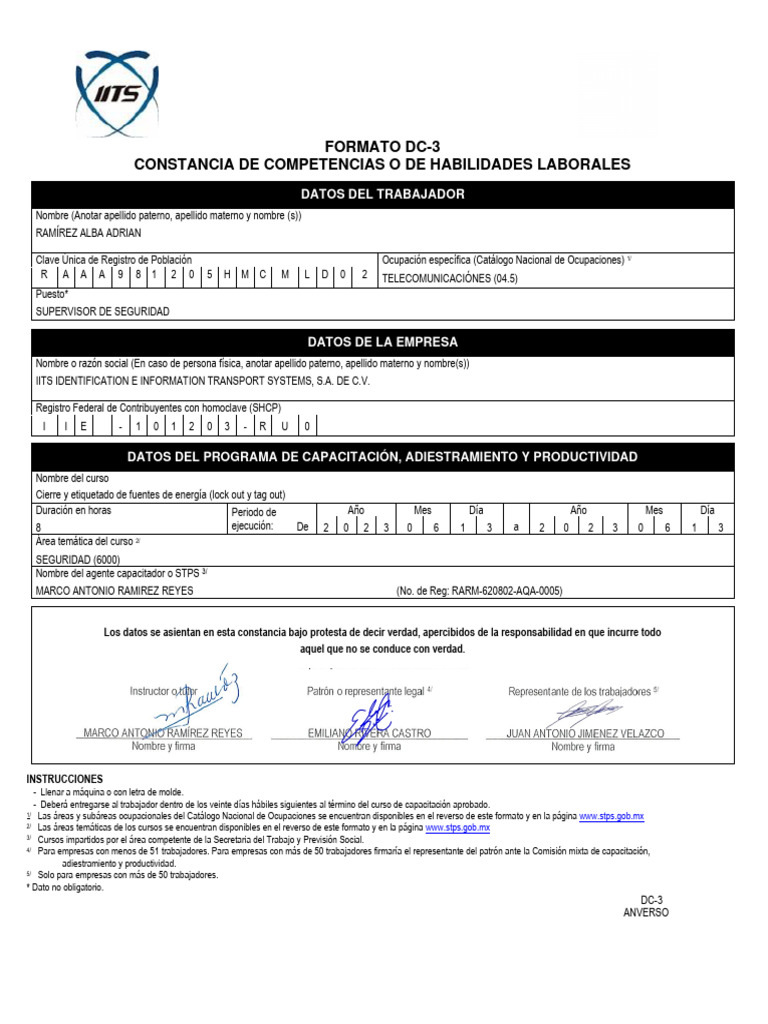 10 DC3 LOTO Ramírez Alba Adrian | Descargar gratis PDF | Economias