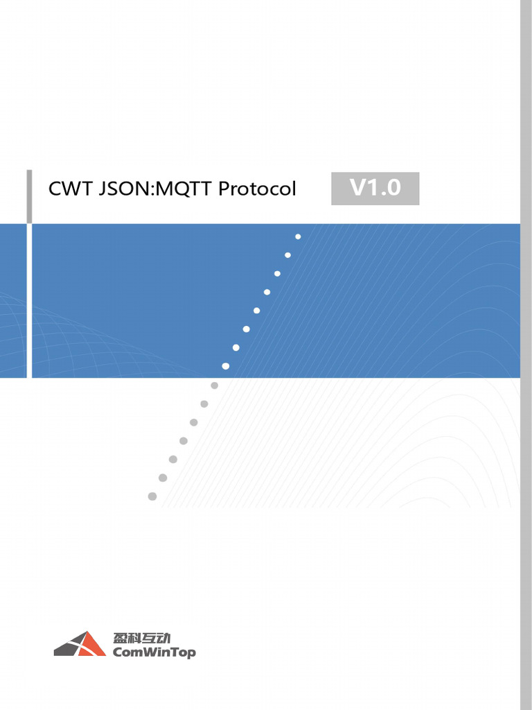 CWT JSON-MQTT Protocol | PDF | Network Architecture | Information And Communications Technology