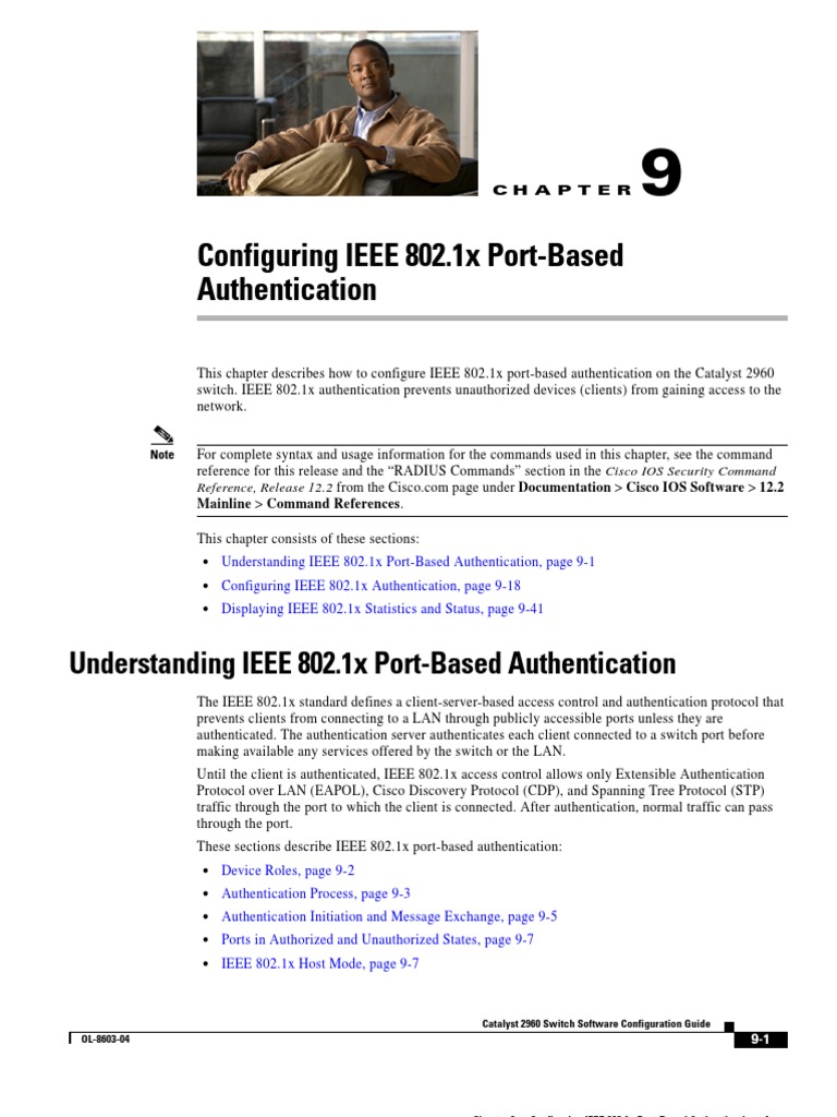 Understanding IEEE 802.1x Port-Based Authentication | PDF | Radius | Port (Computer Networking)