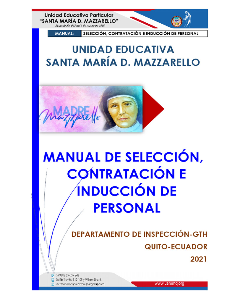 Manual de Proceso de Selección de Personal 20.7.2021 (3479) | Descargar gratis PDF | Reclutamiento