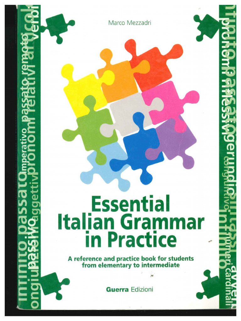 Essential Italian Grammar in Practice | PDF
