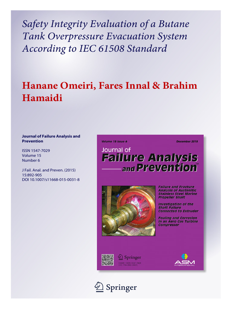 PAPER | PDF | Risk | Reliability Engineering