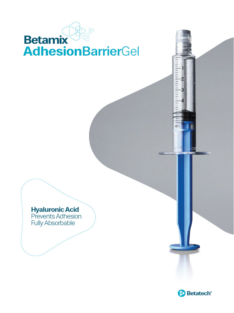 Betamix Adhesion Barrier Gel | PDF