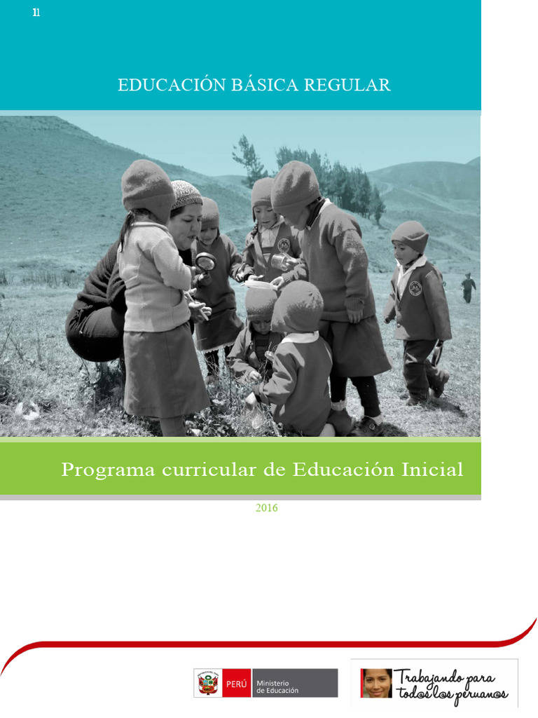 Programa Curricular Educacion Inicial | PDF | Educación de la primera ...
