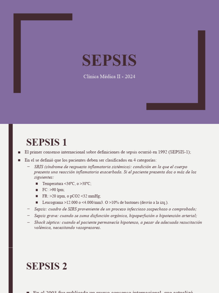 Sepsis | PDF | Septicemia | Epidemiología