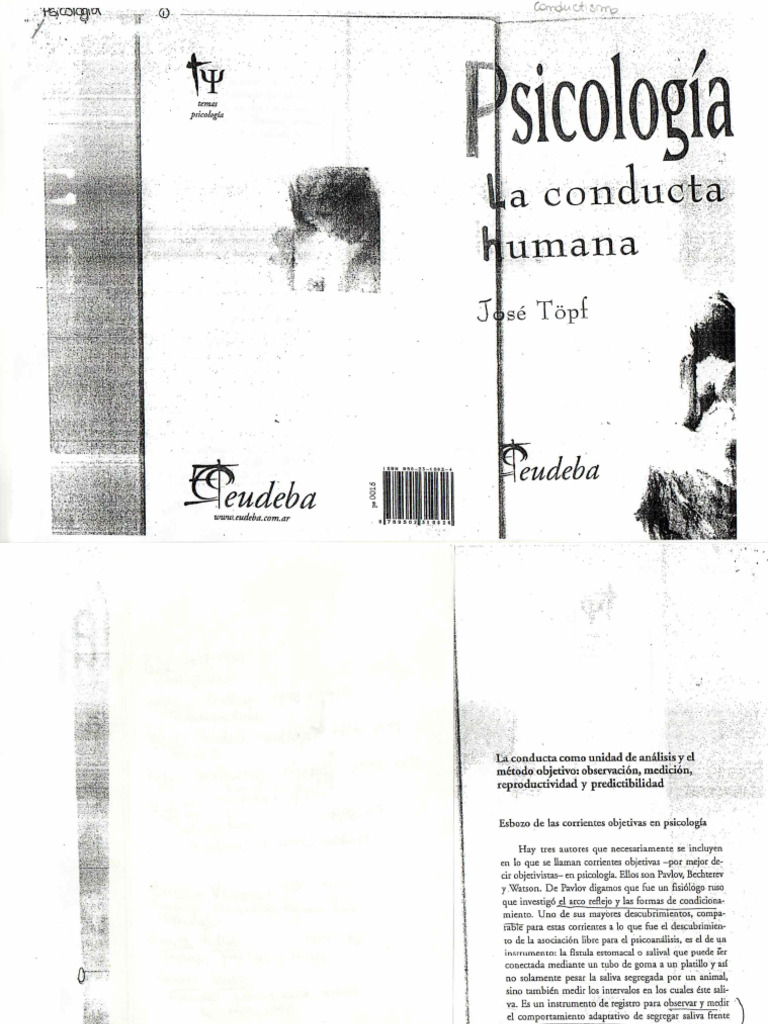 1-Conducta Humana - Topf | PDF