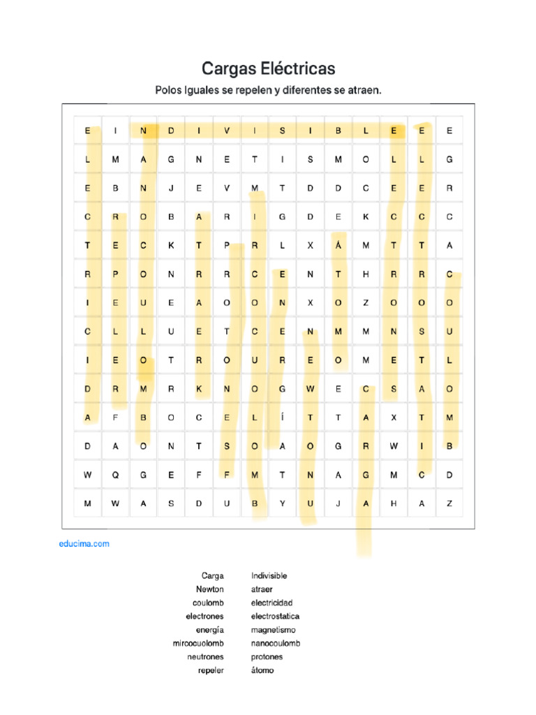 Cargas Eléctricas PDF | PDF