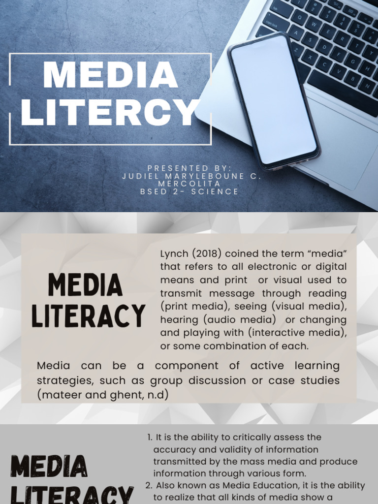 Media Literacy | PDF | Mass Media | Social Media