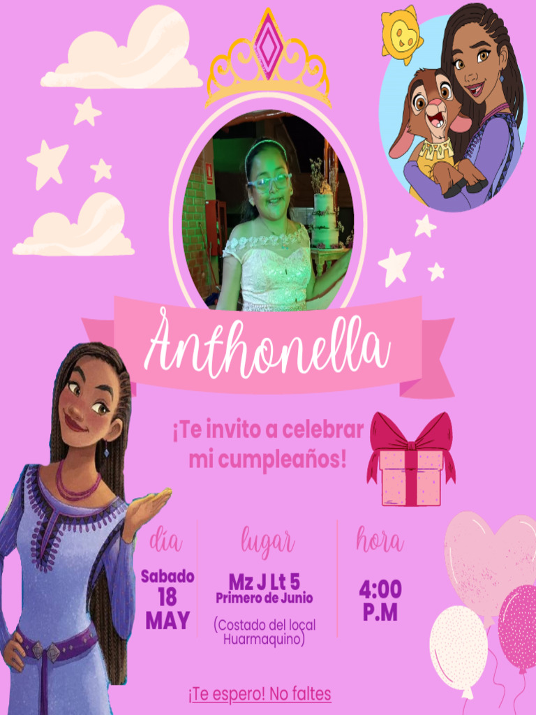Mi Cumple-Anthonella | PDF