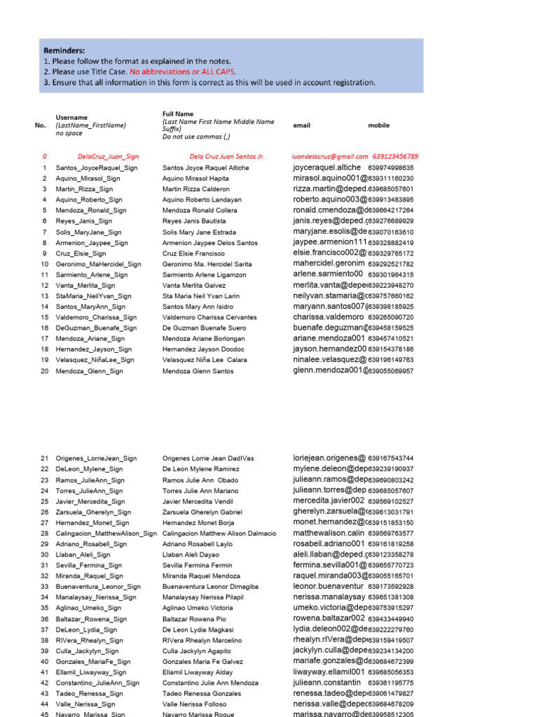 PNPKI Bulk Application Encoding Form 2024 | PDF