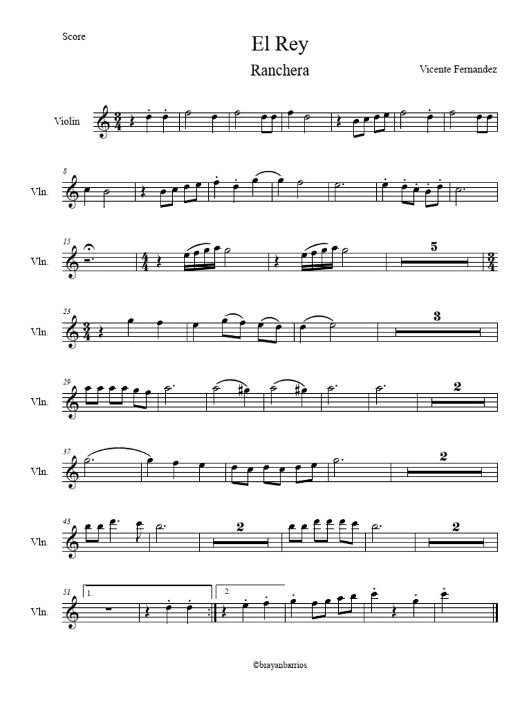 El Rey Violin | PDF
