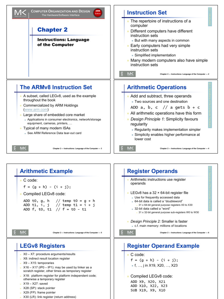 ARMv8 Instruction Set Overview | PDF | Computer Engineering | Computer ...