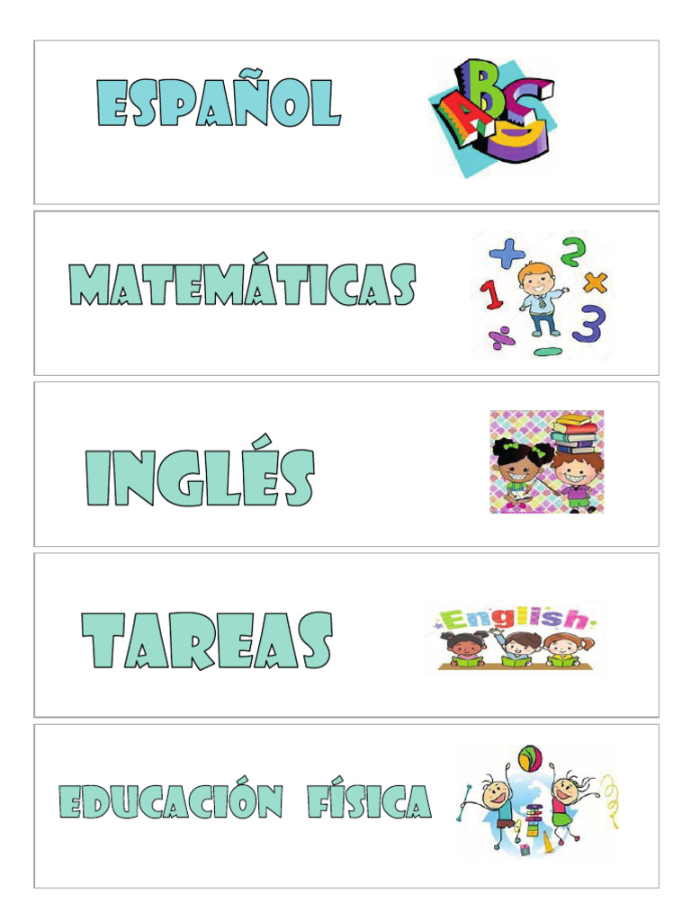 Materias | PDF