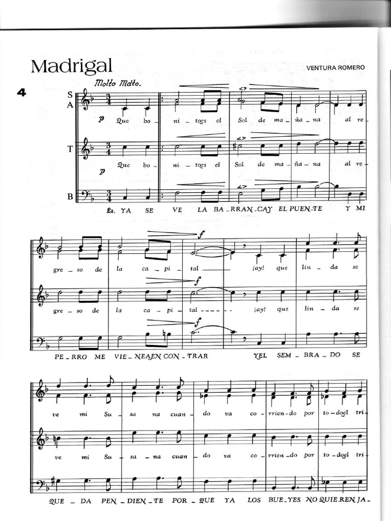 MADRIGAL | PDF